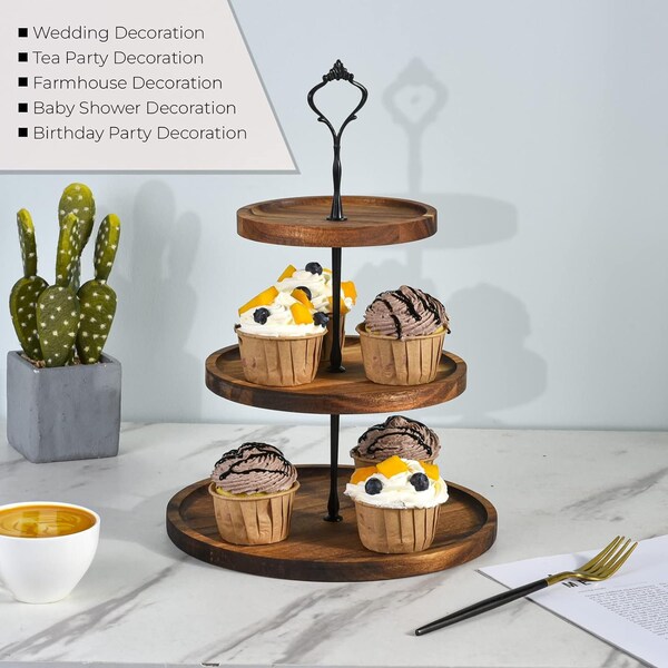 3 Tier Cake Stand - Etsy