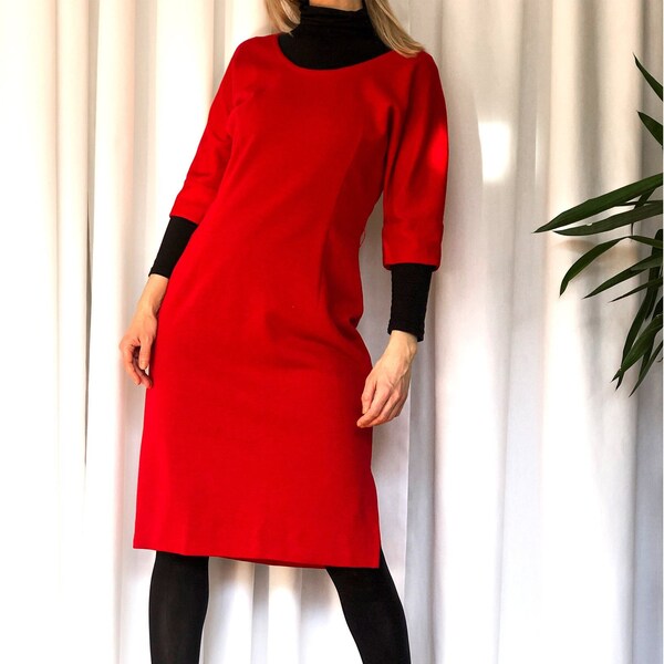 Winter Wool Dress - Etsy