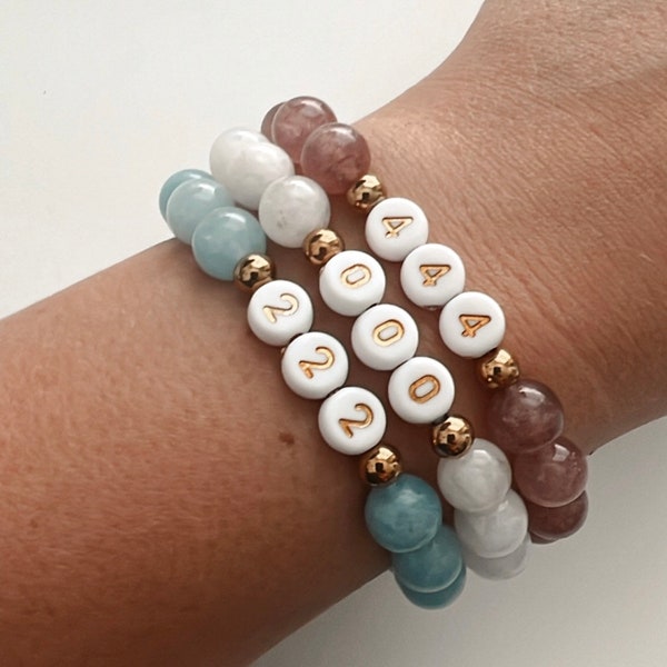 Angel Number Bracelet - Etsy