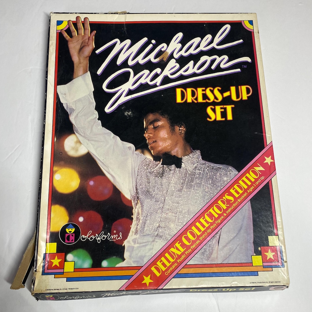 Michael Jackson Colorforms Vintage With Box 1984 Michael Jackson ...