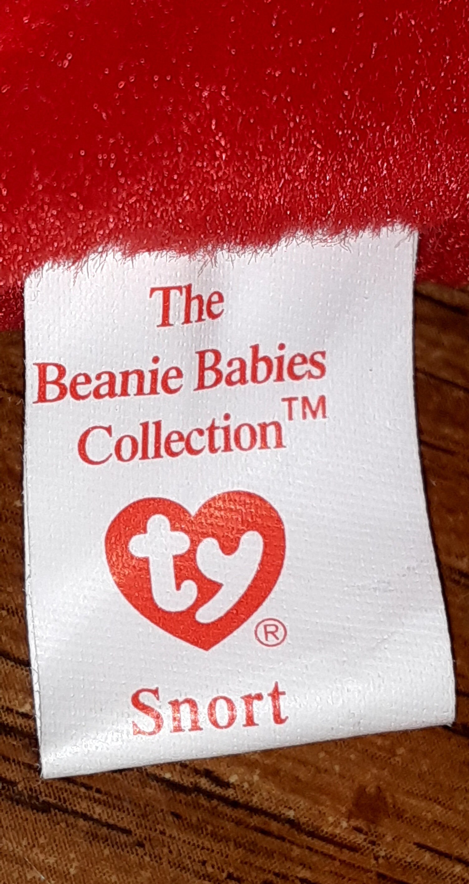 TY Beanie Baby Snort the Bull Style 4002 Collectable in Mint Condition ...