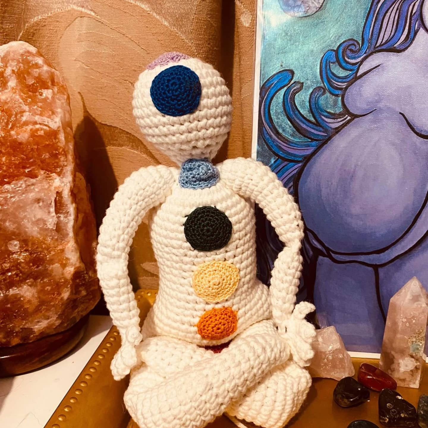 Reiki Infused Chakra Reiki Healing Doll With Crystal Chips - Etsy