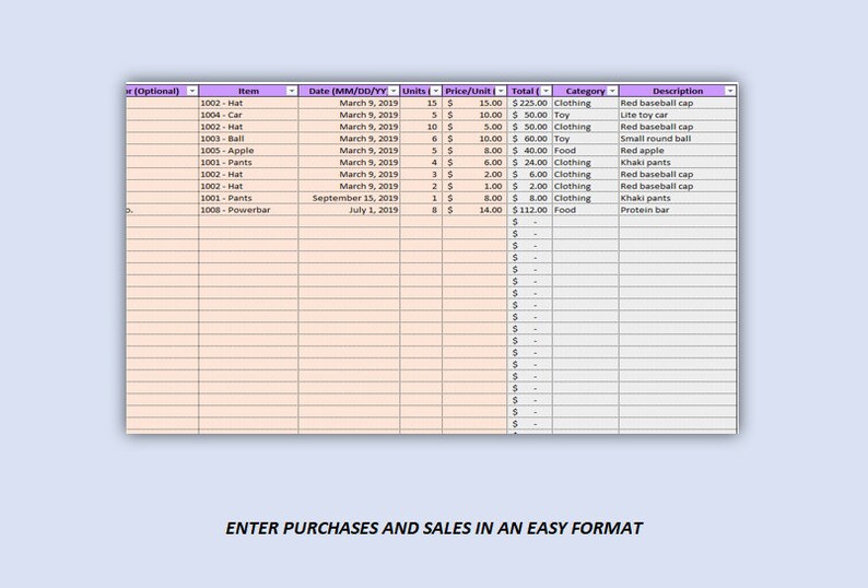 The DIY Inventory Tracker | Simple Tracker for Inventory Management for ...
