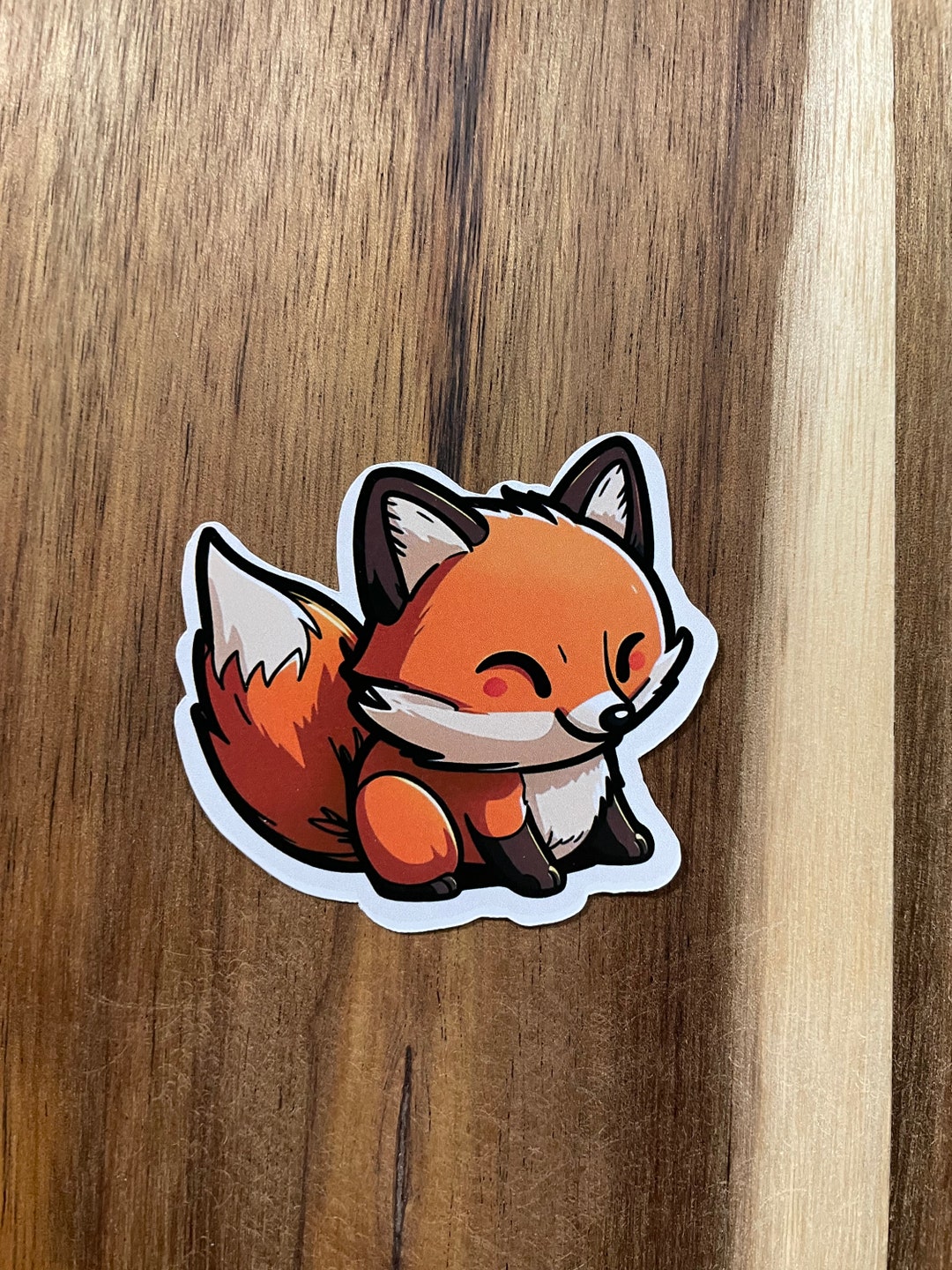 Cute Baby Fox Sticker - Etsy