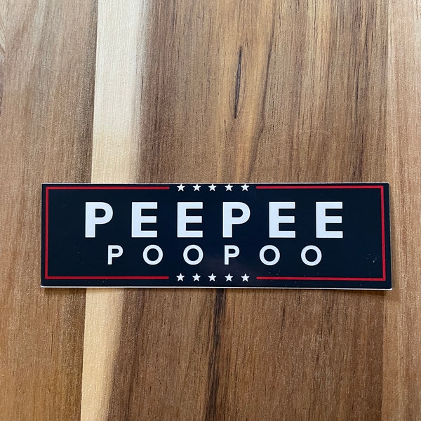 Pee Pee Poo Poo Sticker - Etsy
