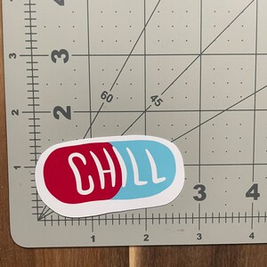 Chill Pill Funny Sticker Saying - Sticker Bundle - Etsy