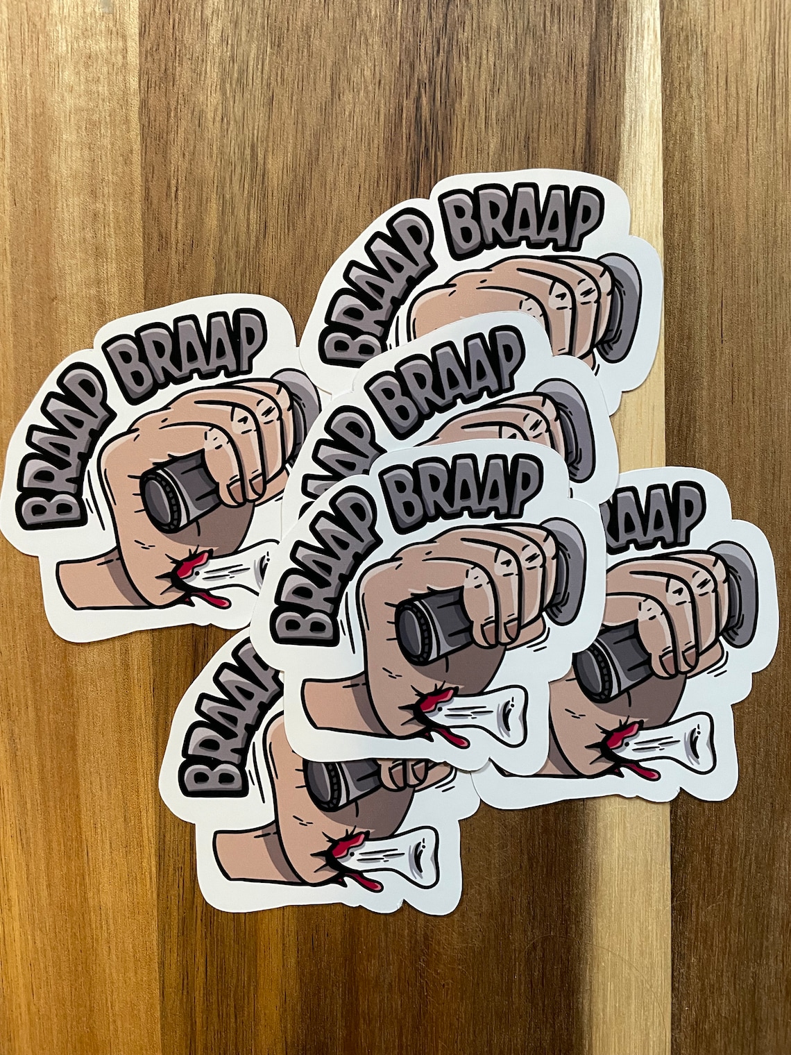 Dirt Bike Sticker Braap Braap Sticker Funny Bike Sticker - Etsy