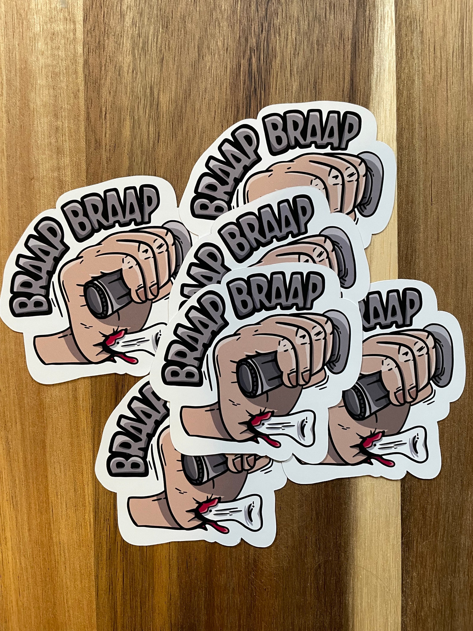 Dirt Bike Sticker Braap Braap Sticker Funny Bike Sticker - Etsy