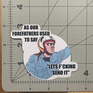Larry Enticer Sticker Funny Send It Sticker - Bundle Pack - Etsy