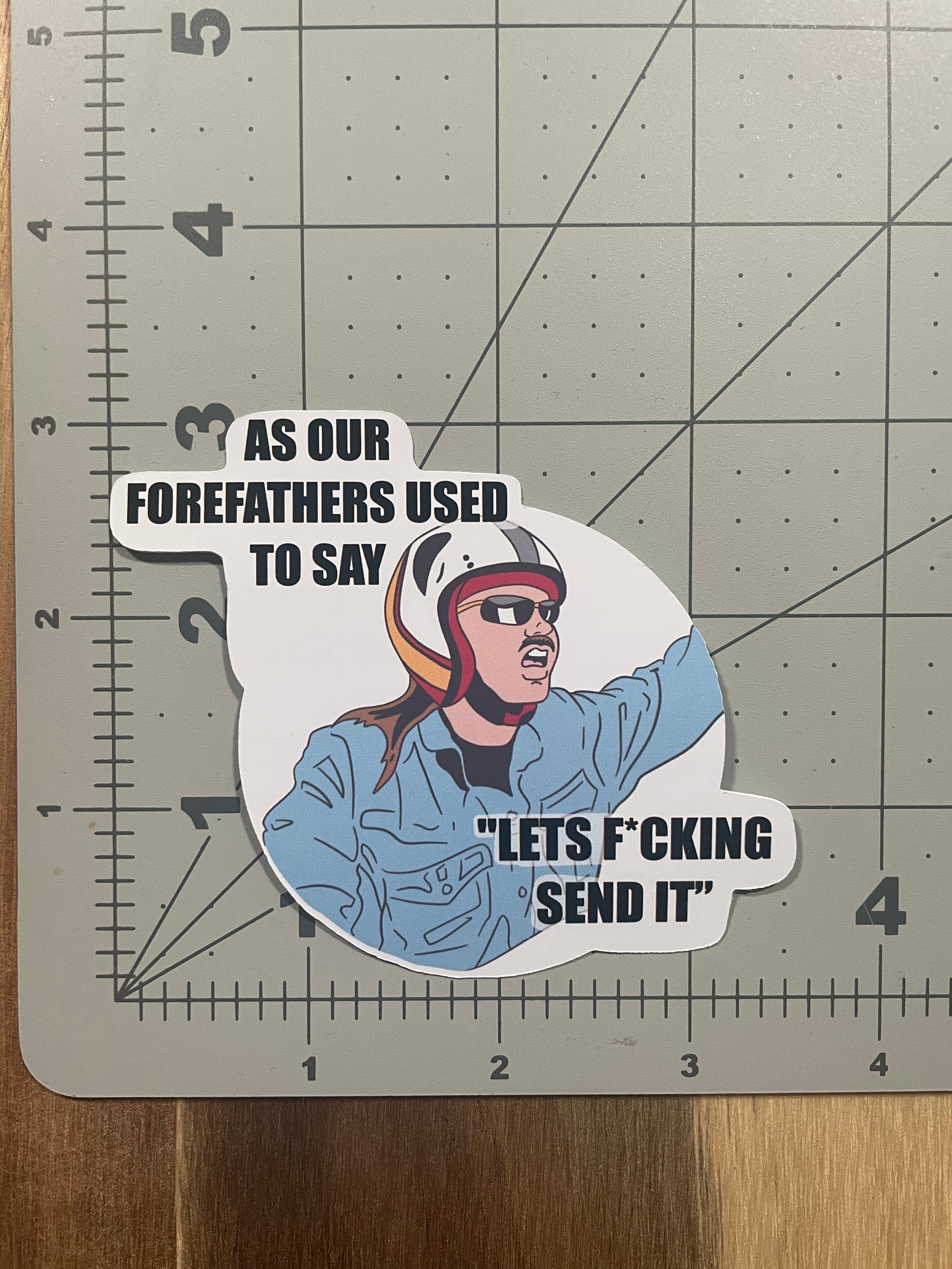 Larry Enticer Sticker Funny Send It Sticker - Bundle Pack - Etsy