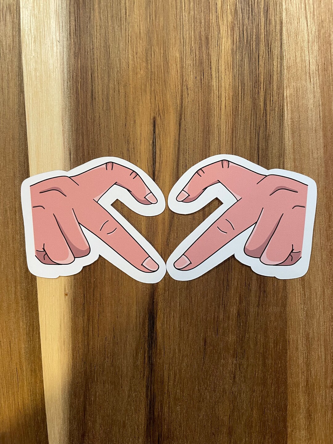 Cute Couples Sticker Heart Finger Sticker for Sticker Gift - Sticker ...