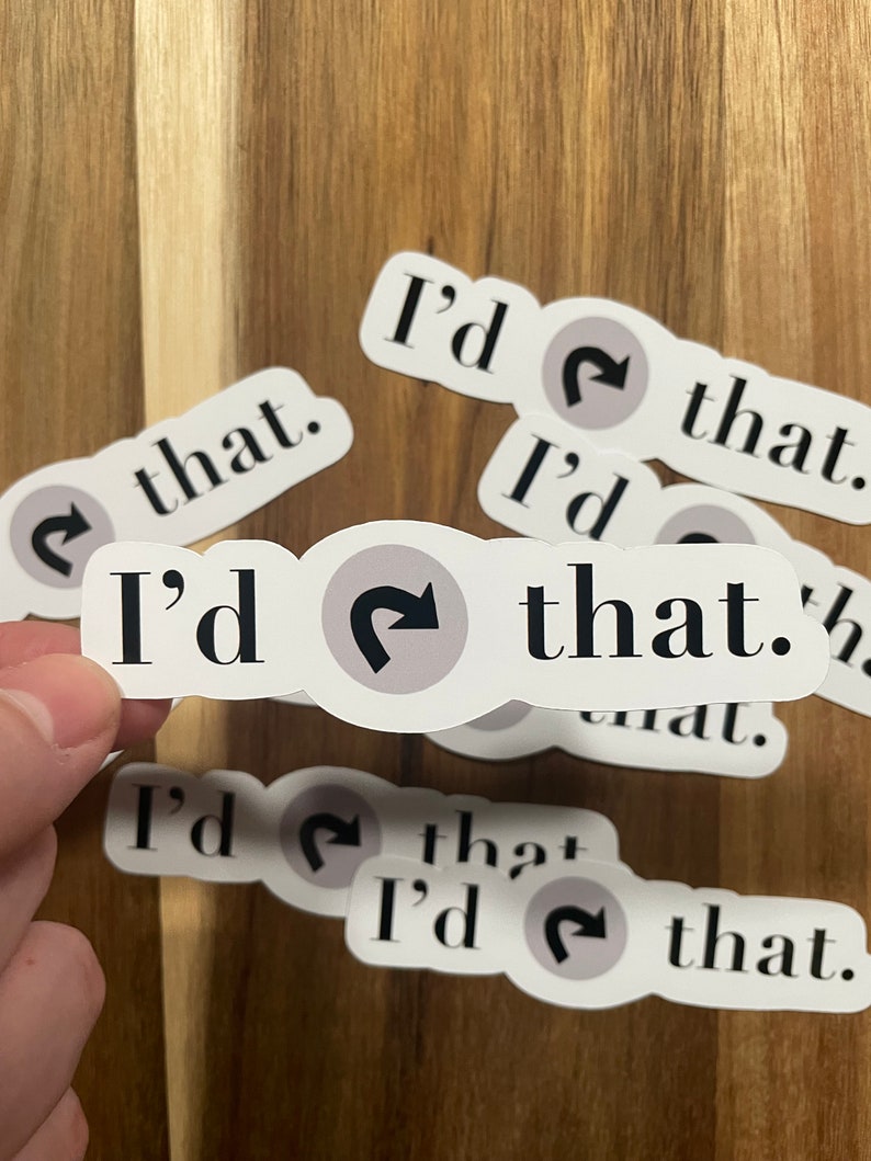 Magic the Gathering Sticker I'd Tap That Sticker Funny - Etsy