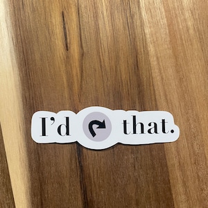 Magic the Gathering Sticker I'd Tap That Sticker Funny - Etsy