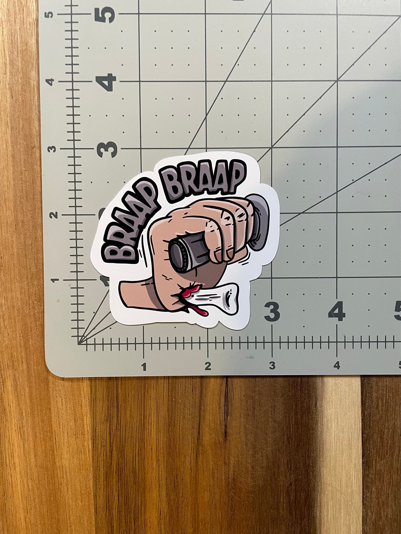 Dirt Bike Sticker Braap Braap Sticker Funny Bike Sticker - Etsy