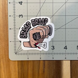 Dirt Bike Sticker Braap Braap Sticker Funny Bike Sticker - Etsy