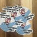 Larry Enticer Sticker Funny Send It Sticker - Bundle Pack - Etsy