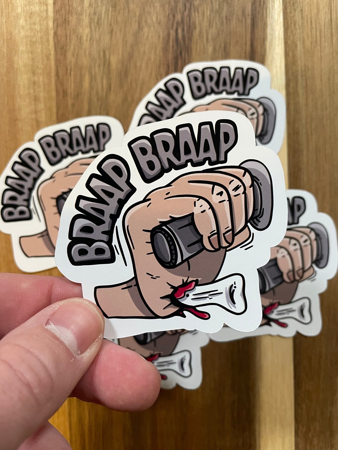 Dirt Bike Sticker Braap Braap Sticker Funny Bike Sticker - Etsy