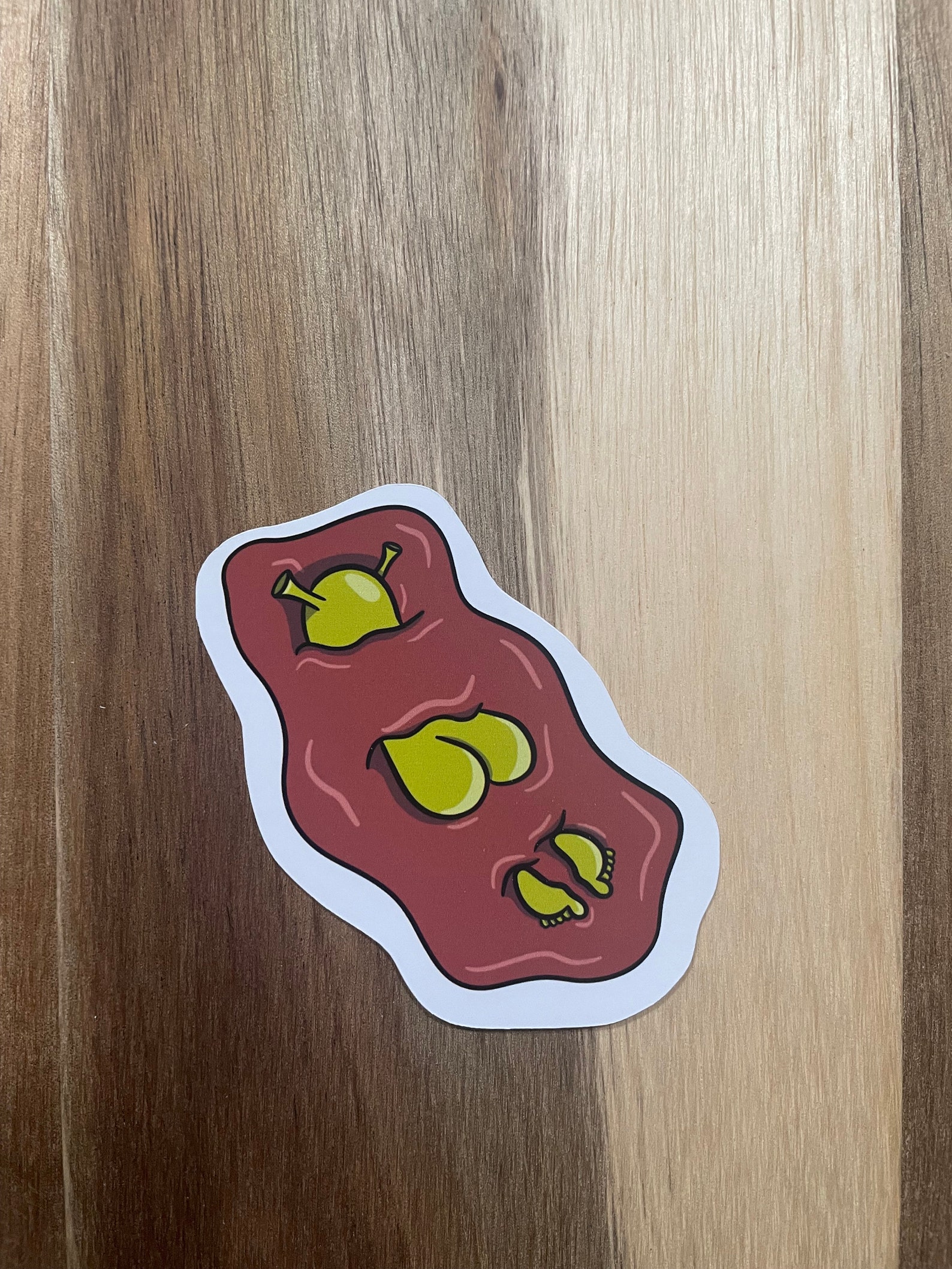 Funny Shrek Sticker Shrek Booty in Mud Sticker Sticker Bundle - Etsy