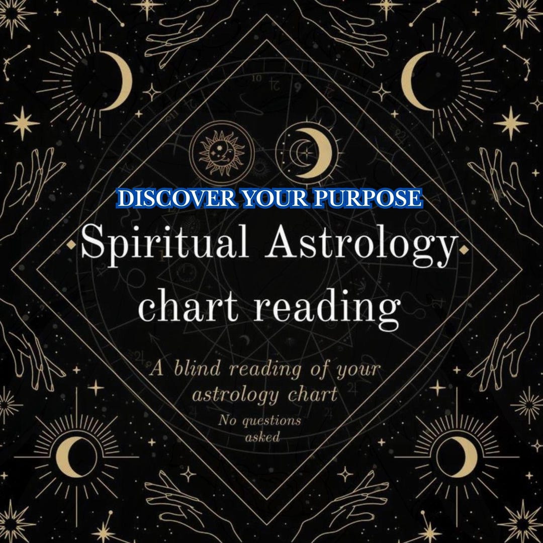 Spiritual Astrology Chart Reading - Etsy