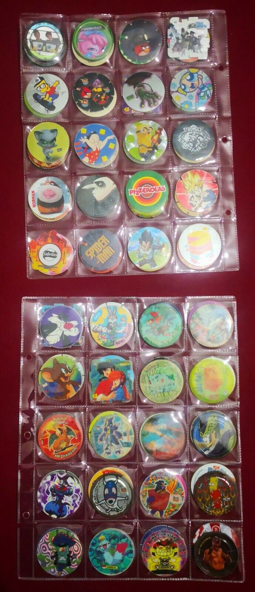 40 Tazos Pogs Mexico Sabritas All Collections 1994 Until 2022 - Etsy UK
