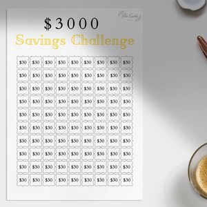 3,000 Savings Challenge - Etsy