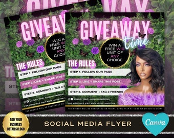 Spring Raffle Flyer - Etsy