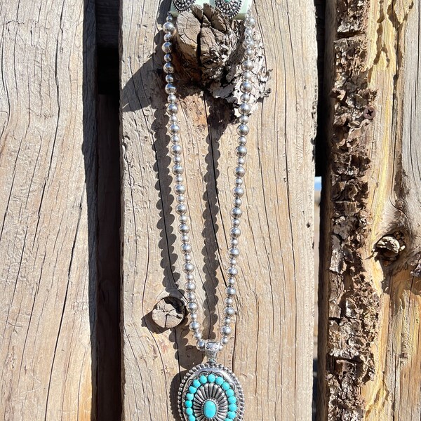 Concho Necklace - Etsy