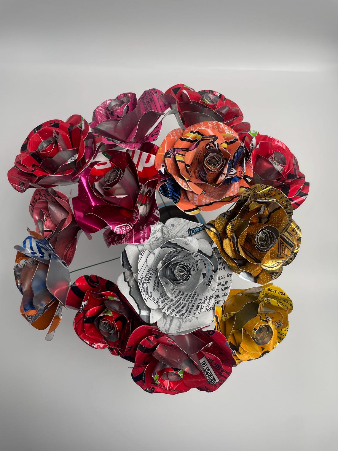 Coca Cola Zero Recycled Aluminum Can Rose - Etsy