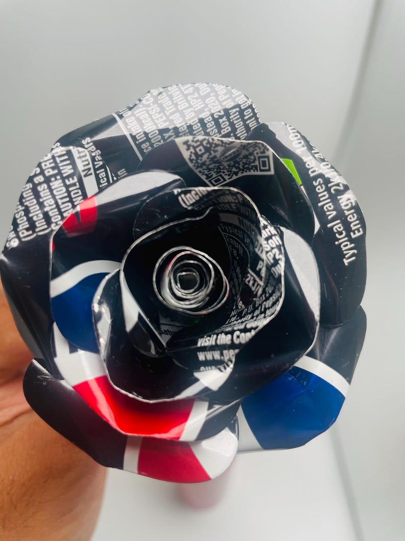Pepsi Max Recycled Aluminum Can Rose - Etsy