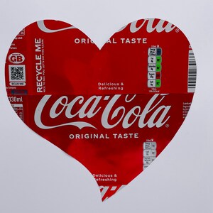 Upcycled Heart From Cola Can - Etsy