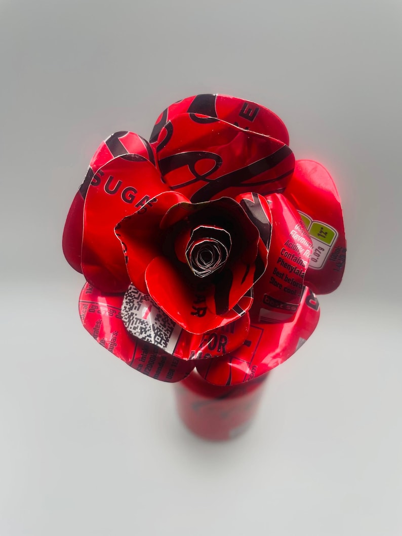Coca Cola Zero Recycled Aluminum Can Rose - Etsy