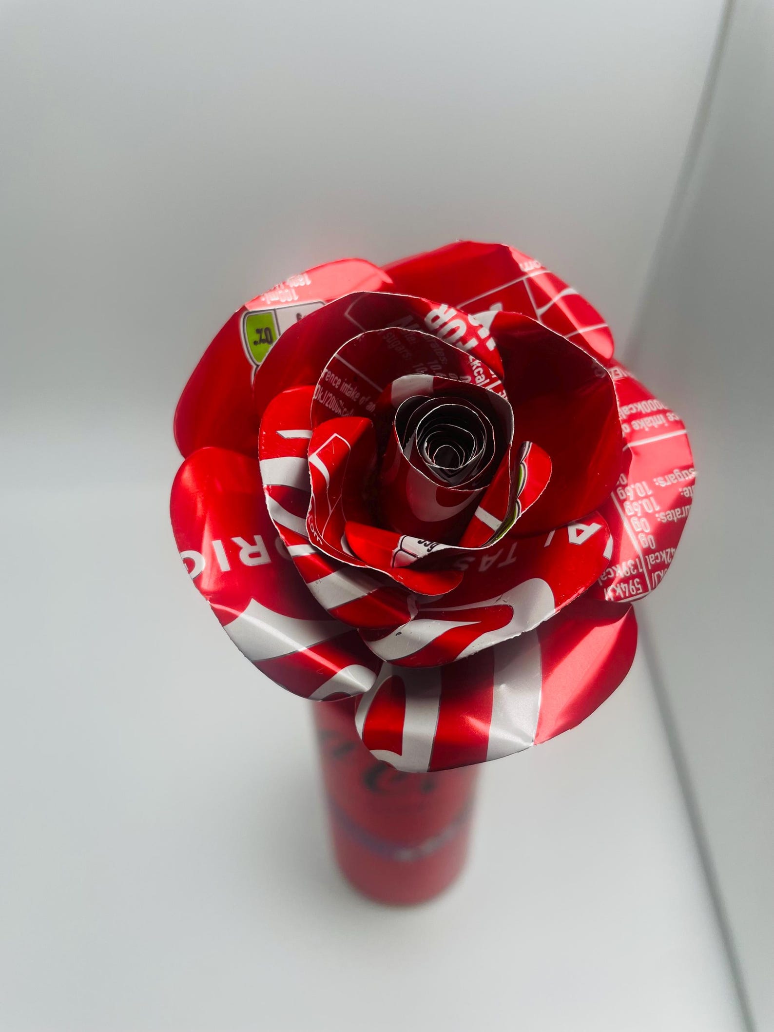 Coca Cola Recycled Aluminum Can Rose - Etsy