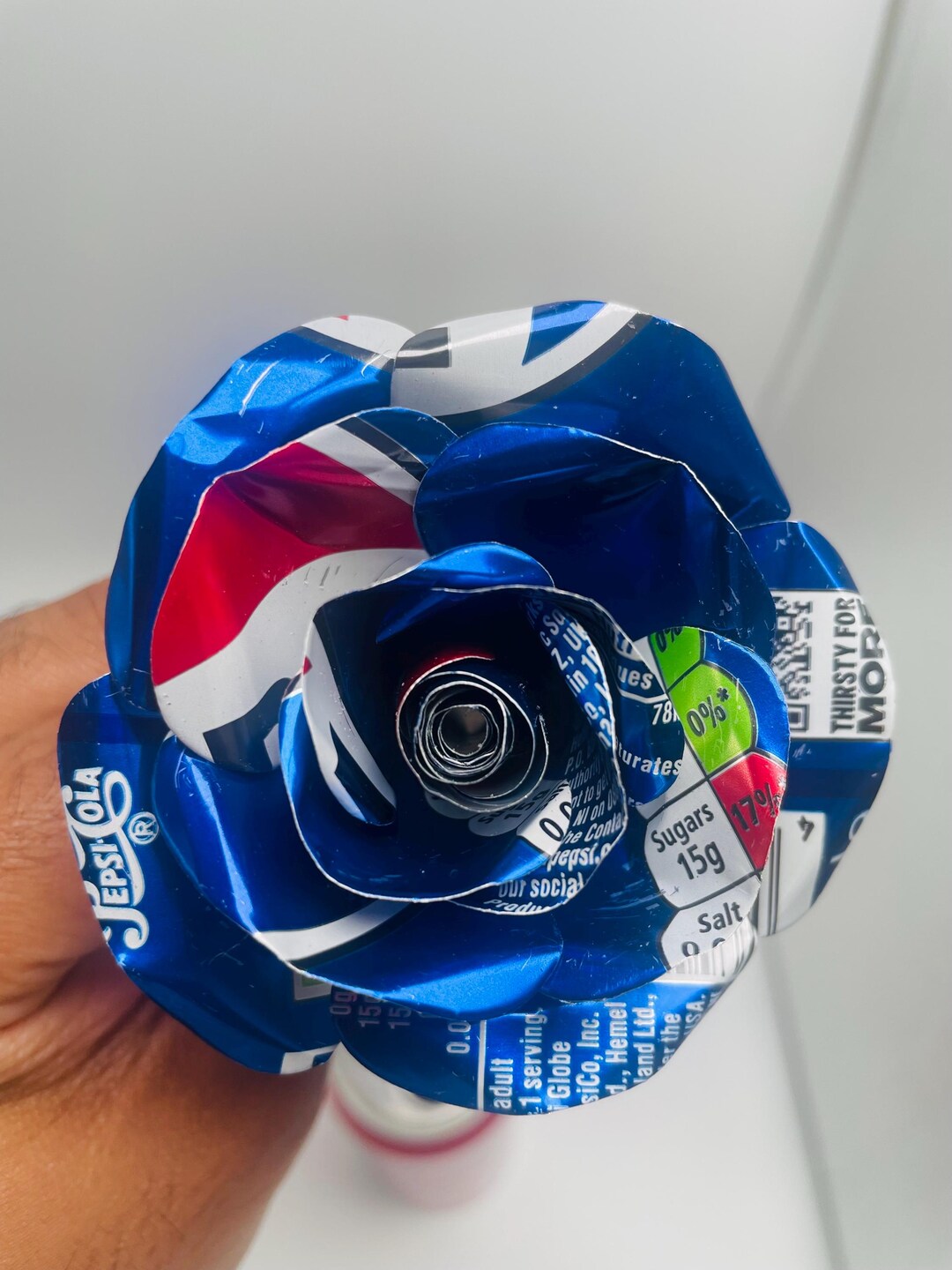 New Pepsi Recycled Aluminum Can Rose - Etsy