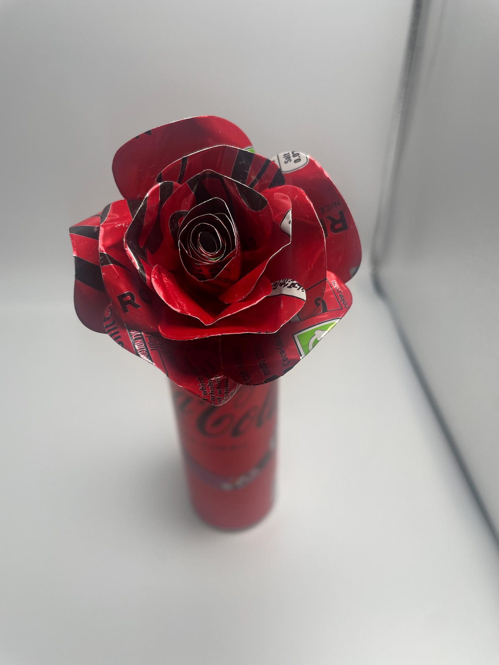 Coca Cola Zero Recycled Aluminum Can Rose - Etsy