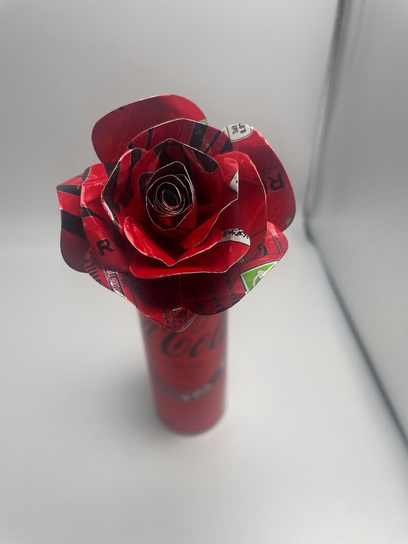 Coca Cola Zero Recycled Aluminum Can Rose - Etsy