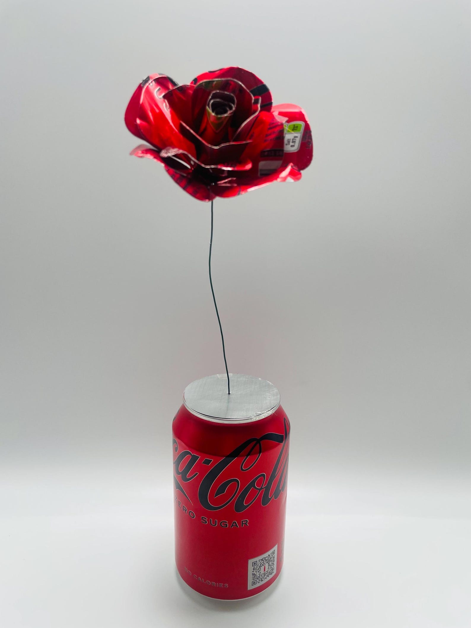 Coca Cola Zero Recycled Aluminum Can Rose - Etsy