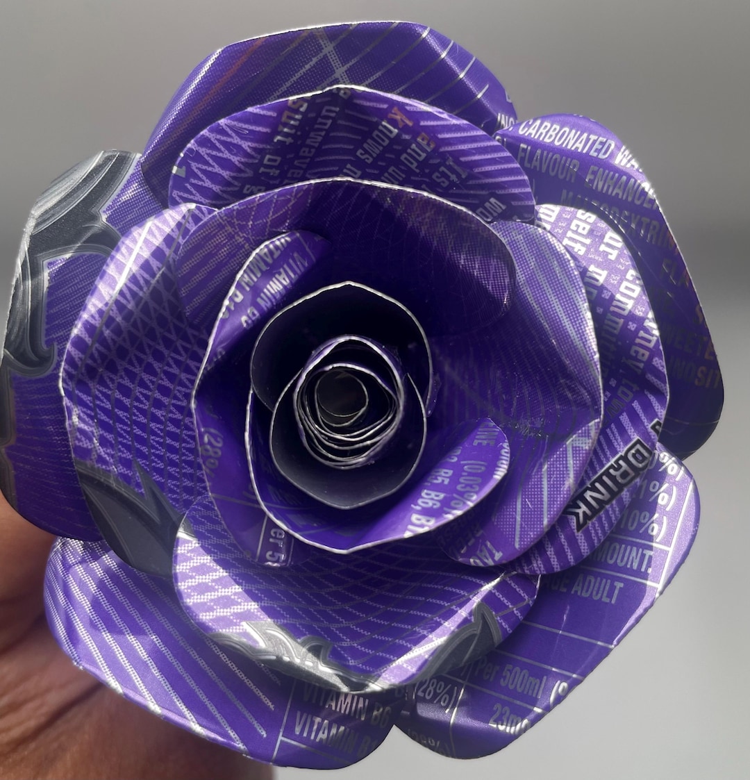 Purple Relentless Passion Punch Recycled Aluminum Can Rose - Etsy