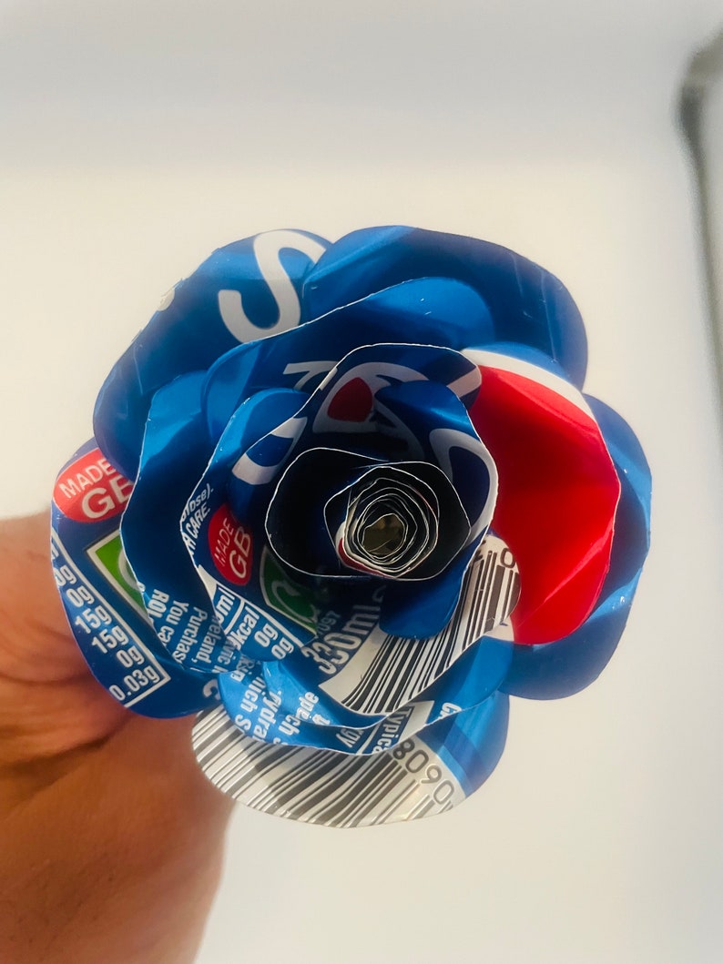 Pepsi Recycled Aluminum Can Rose - Etsy