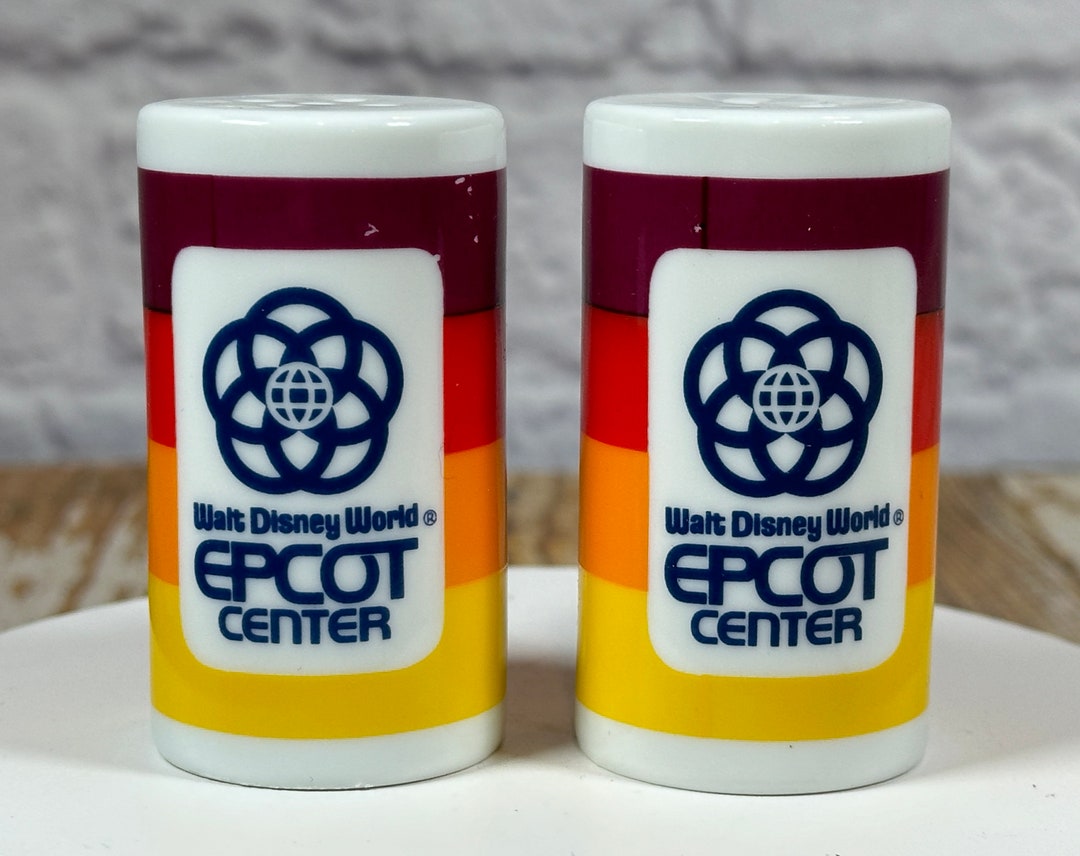 Vintage 1980s Epcot Center Souvenir Salt and Pepper Shaker Made in ...