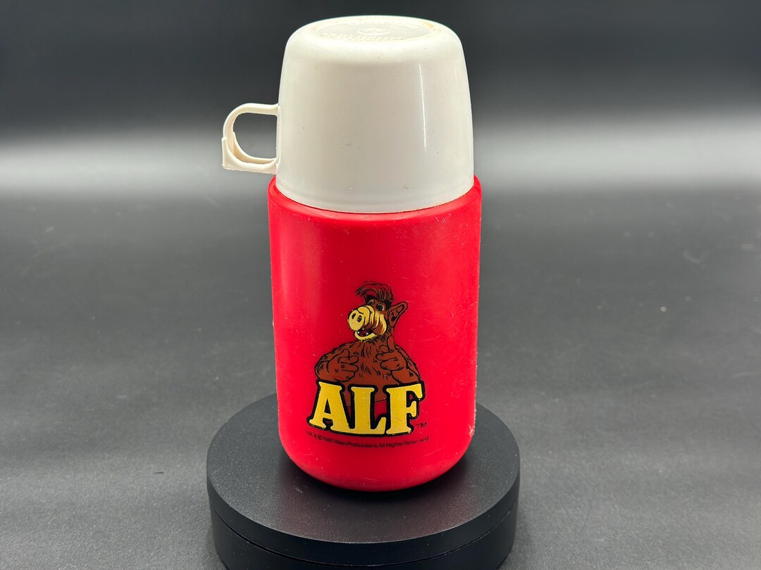 Vintage Alf TV Sitcom 1980s Thermos Bottle Insulated Food or Drink ...