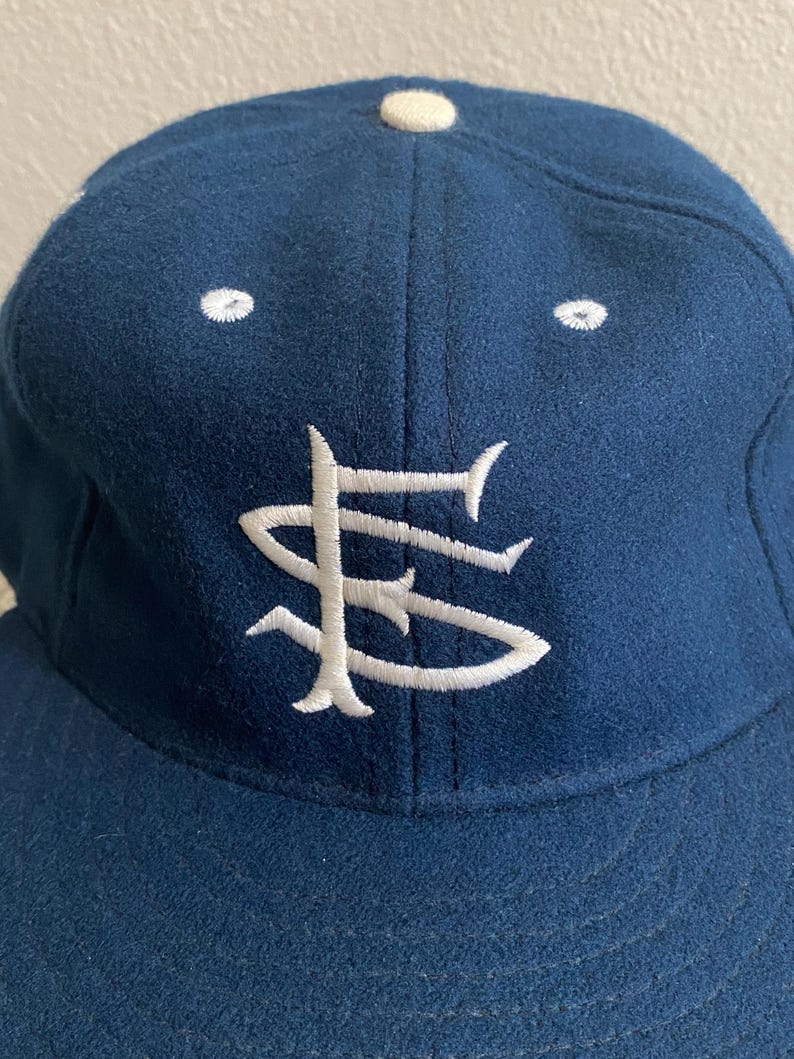San Francisco Seals 1955 Ebbets Field Flannels Navy Wool Ball Cap Hat ...