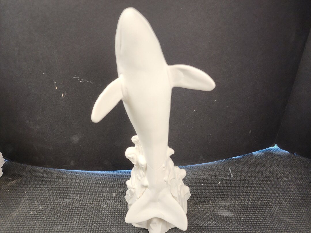 Unpainted Ceramic Bisque, Orca Whale - Etsy