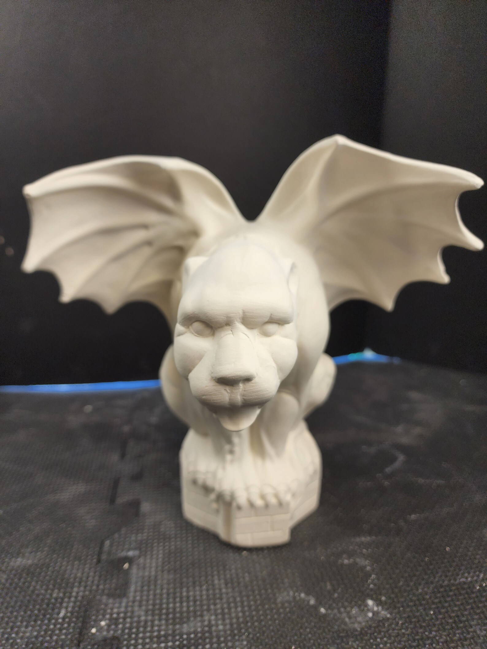 Unpainted Ceramic Bisque Classic Gargoyle large - Etsy