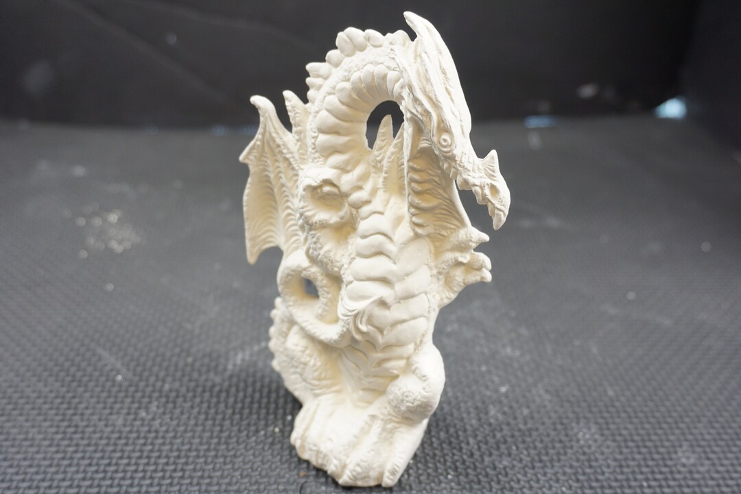 Unpainted Ceramic Bisque, Dragon (small) - Etsy