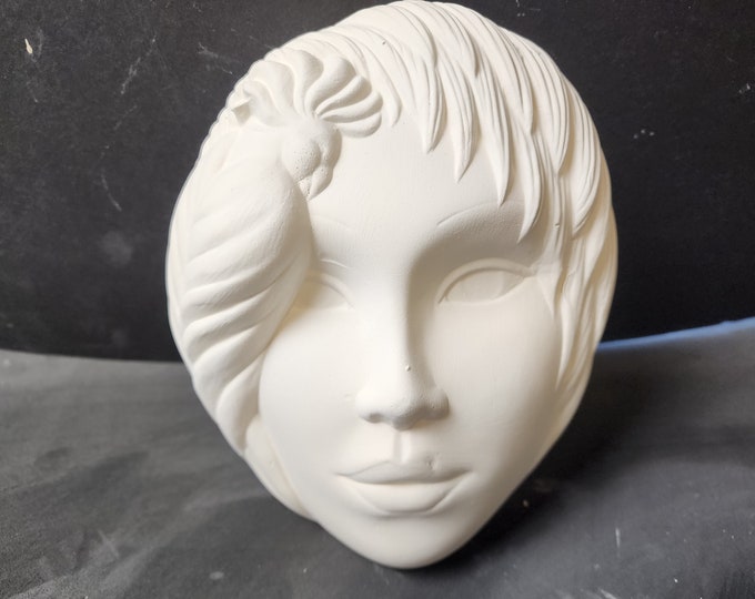 Unpainted Ceramic Bisque Sunflower Bird Feeder With Ceramic Bird ...