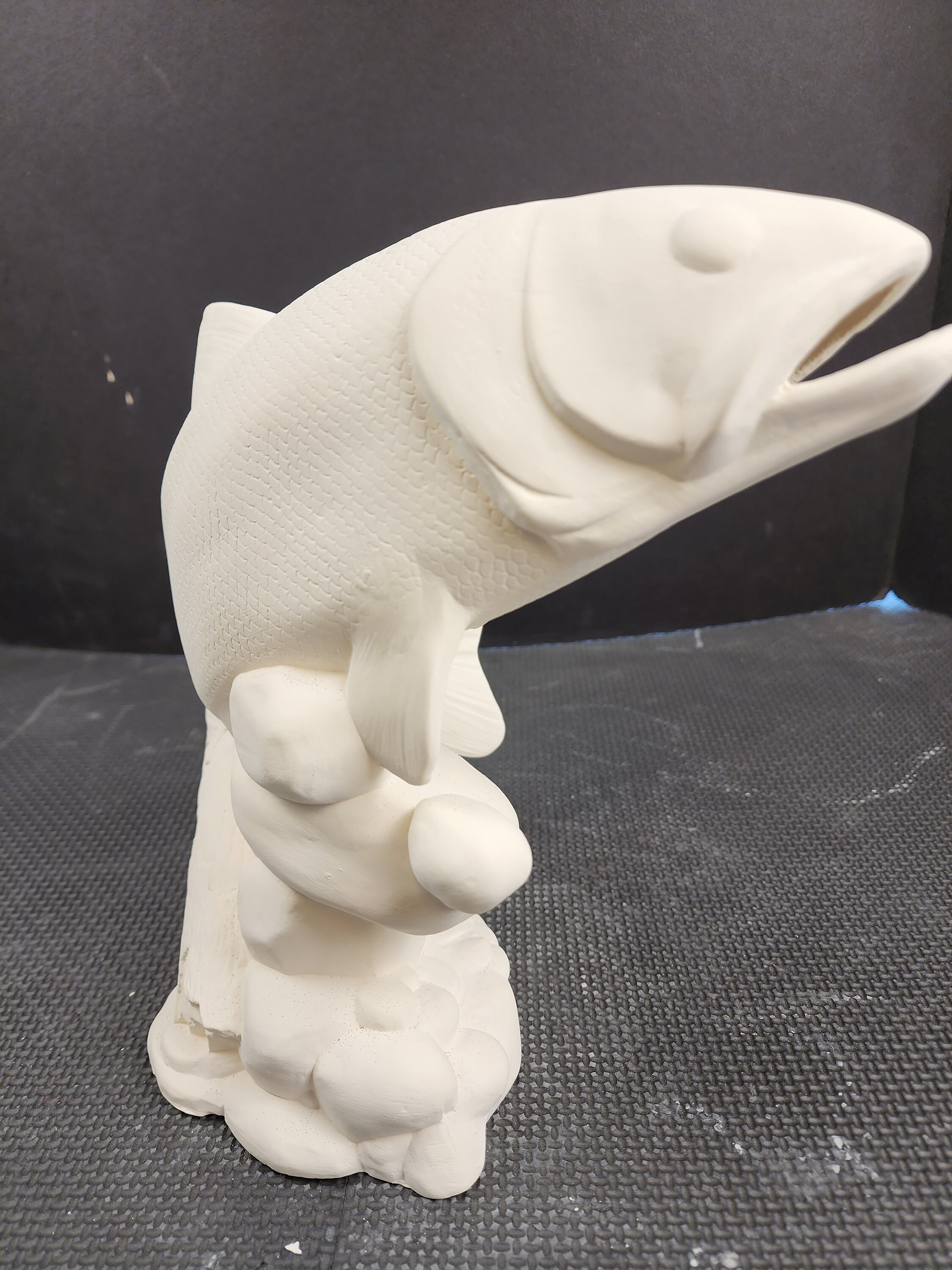 Unpainted Ceramic Bisque Large Bass - Etsy