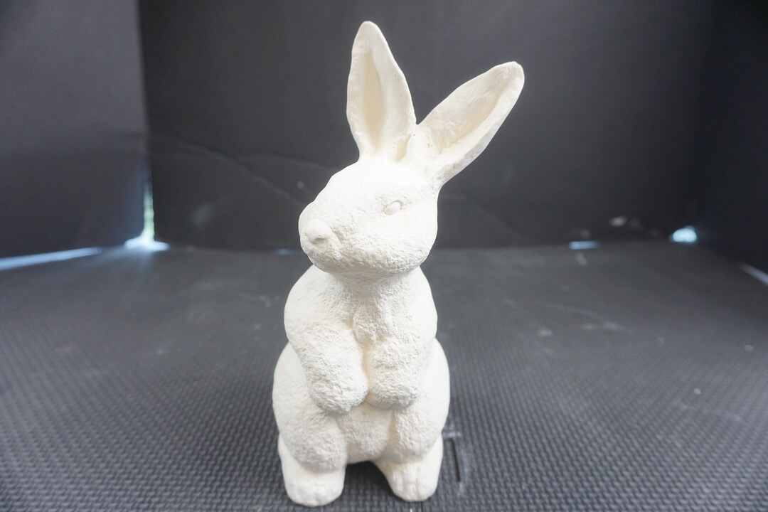 Unpainted Ceramic Bisque, Standing Rabbit - Etsy