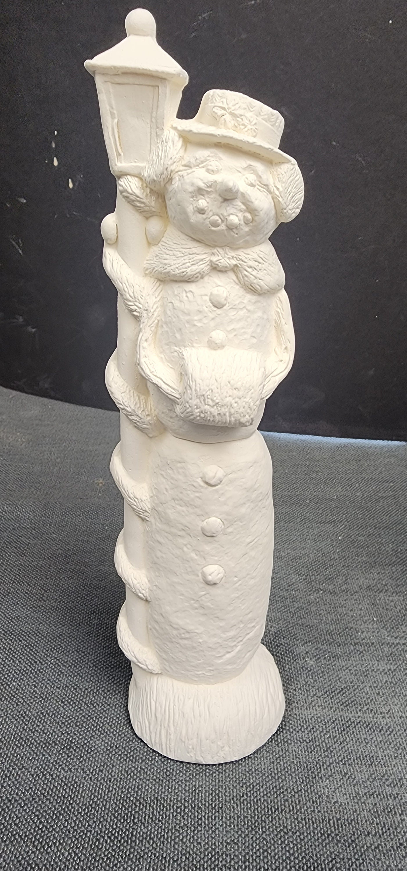 Unpainted Ceramic Bisque, Mr and Mrs Snowman Stick Figures - Etsy