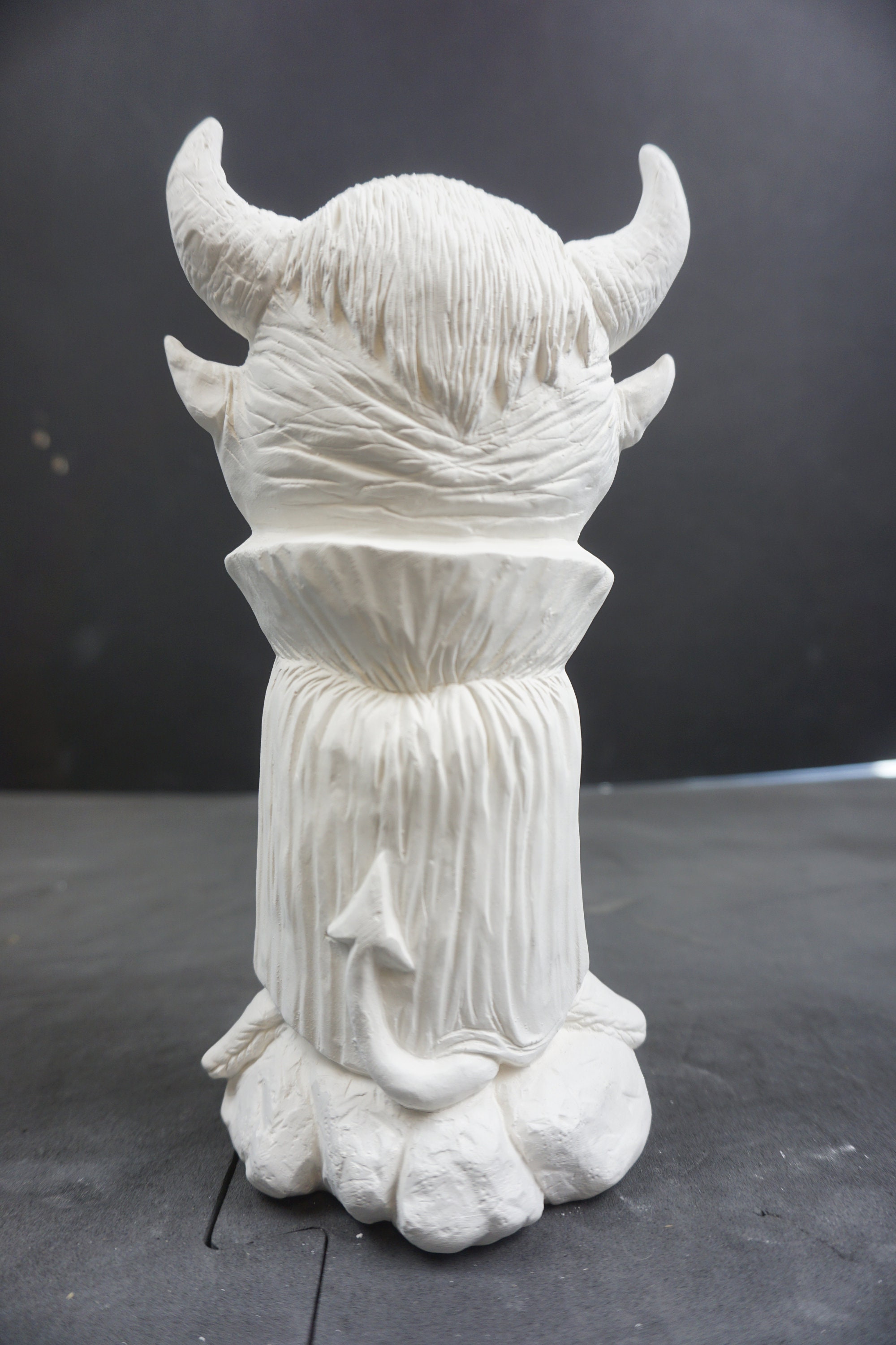 Unpainted Ceramic Bisque Big Head Devil - Etsy