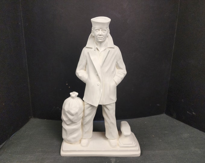 Unpainted Ceramic Bisque, Large Sailor - Etsy